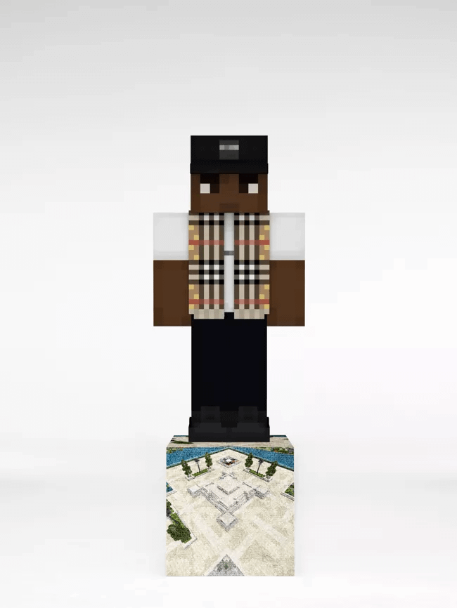 Вселенная Burberry в видеоигре Minecraft